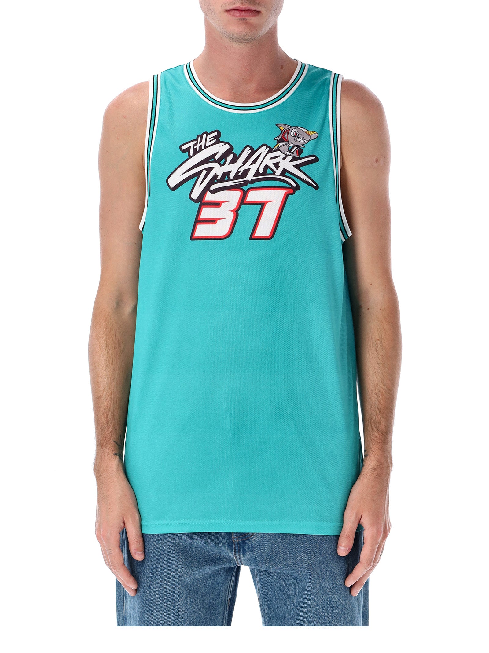 Blue tank top - The Shark 37 – Pedro Acosta